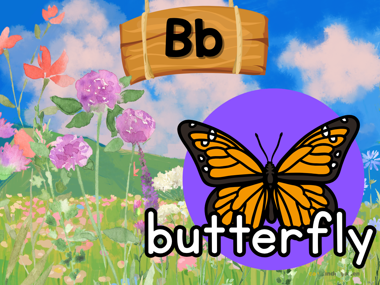 Letter Puzzle: B is for Butterfly - Cool Kindergarten