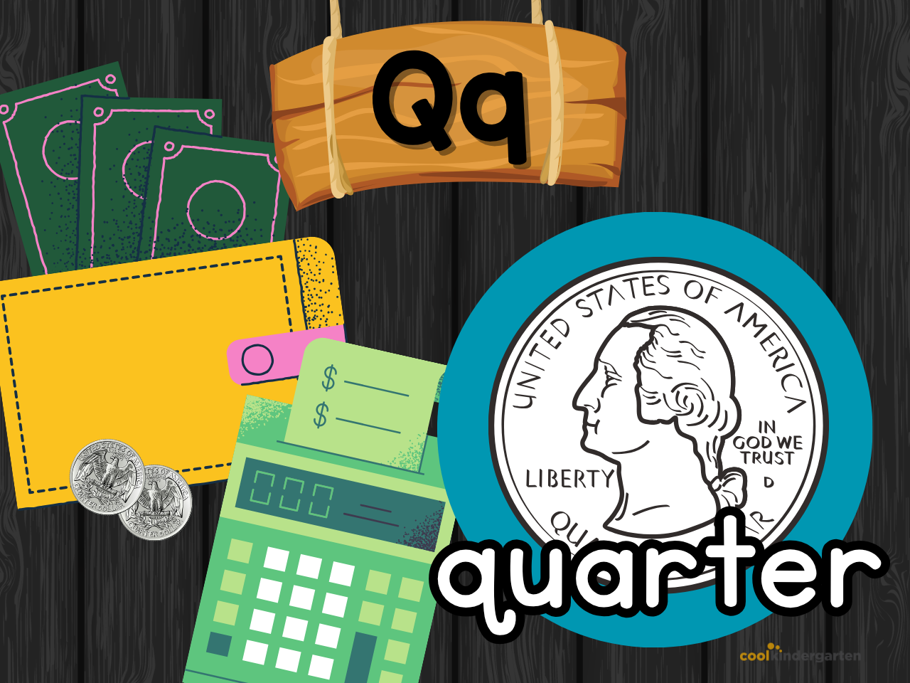 Letter Puzzle: Q is for Quarter - Cool Kindergarten