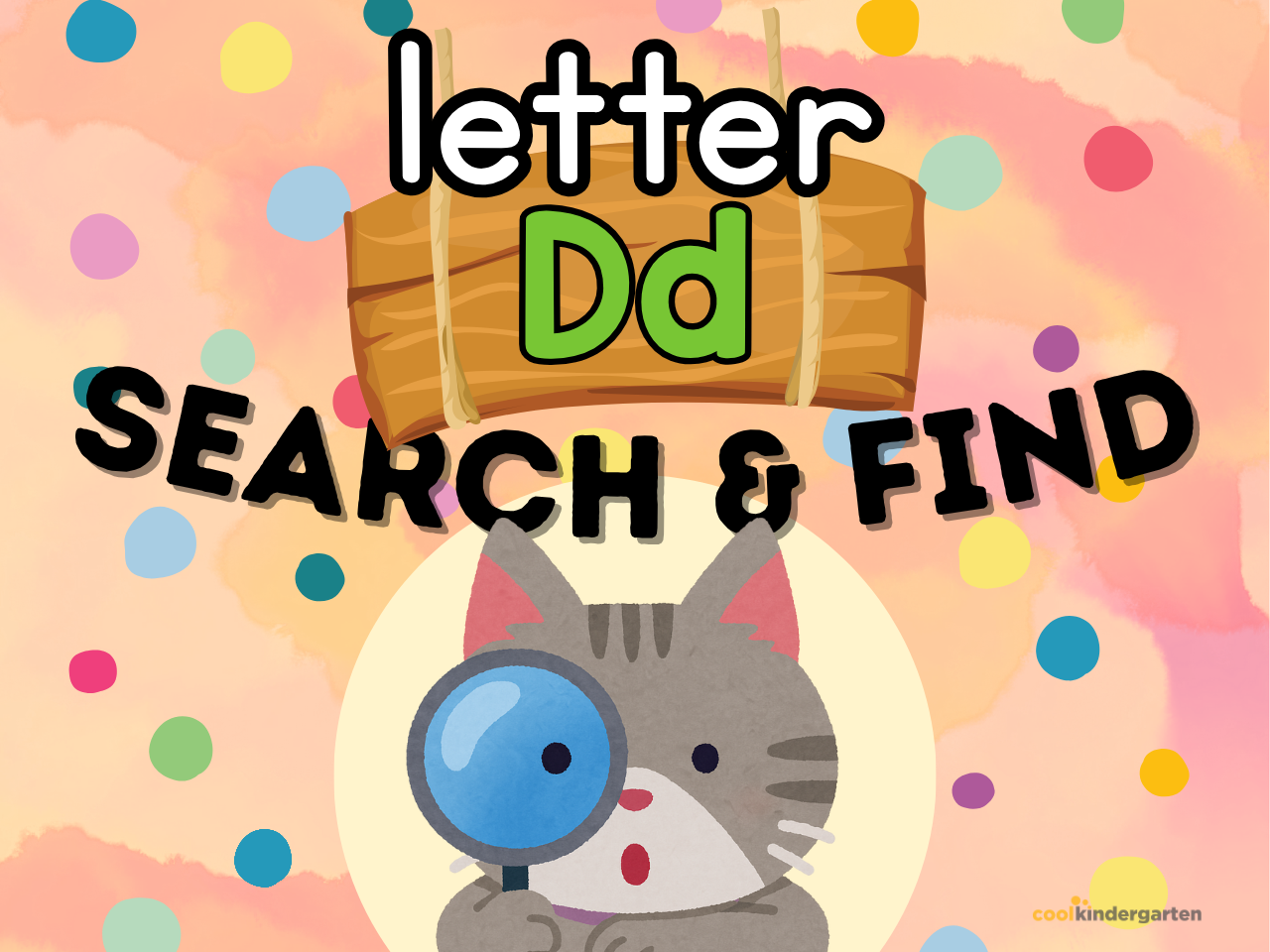 Search n’ Find Letter D - Cool Kindergarten