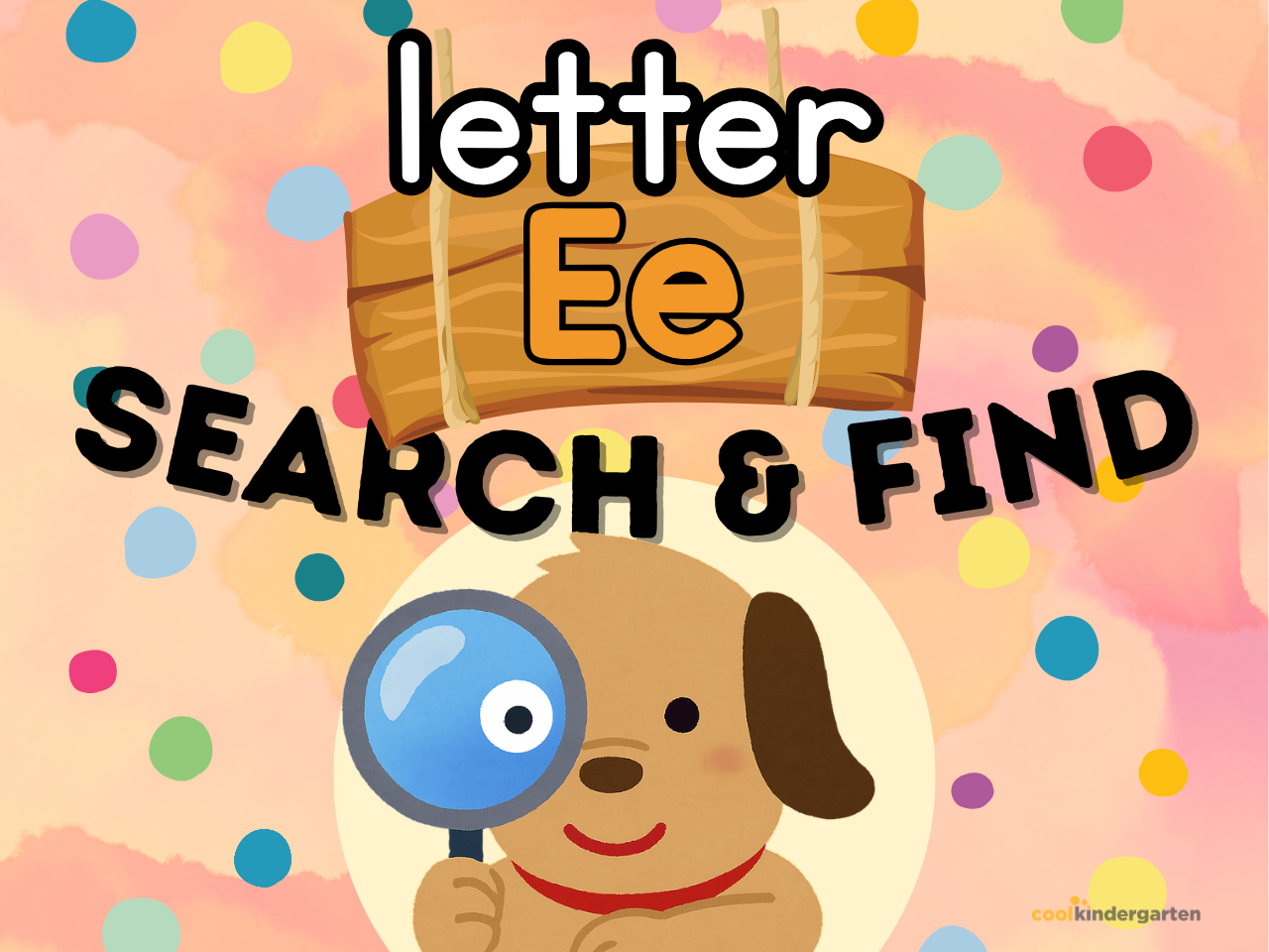 Search n’ Find Letter E - Cool Kindergarten