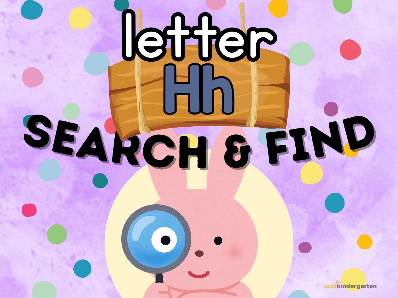 Search n’ Find Letter H - Cool Kindergarten