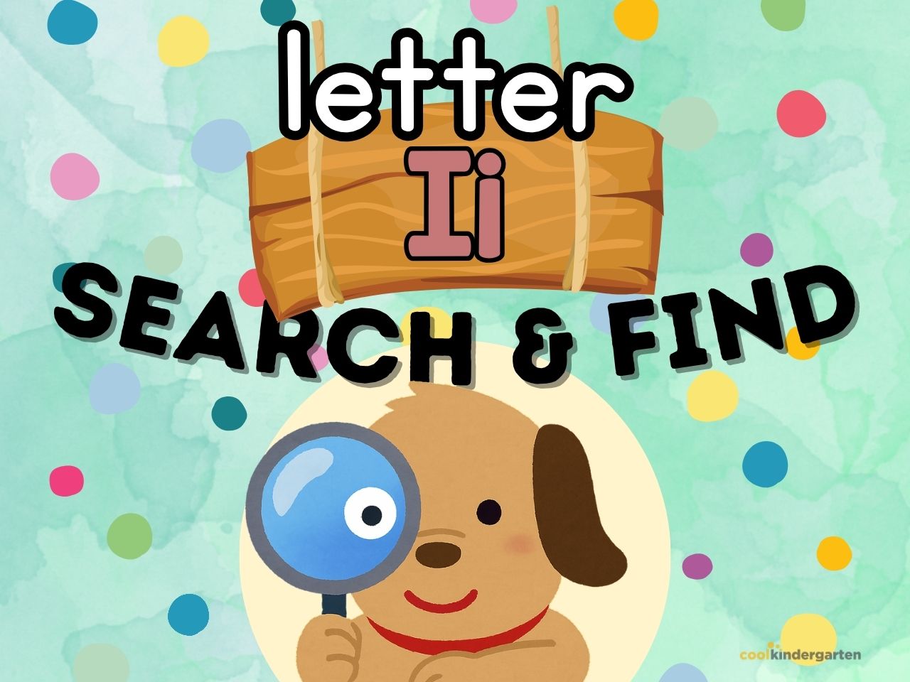 Search n’ Find Letter I - Cool Kindergarten