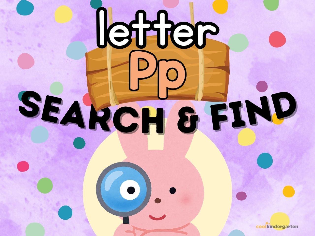 Search n’ Find Letter P - Cool Kindergarten