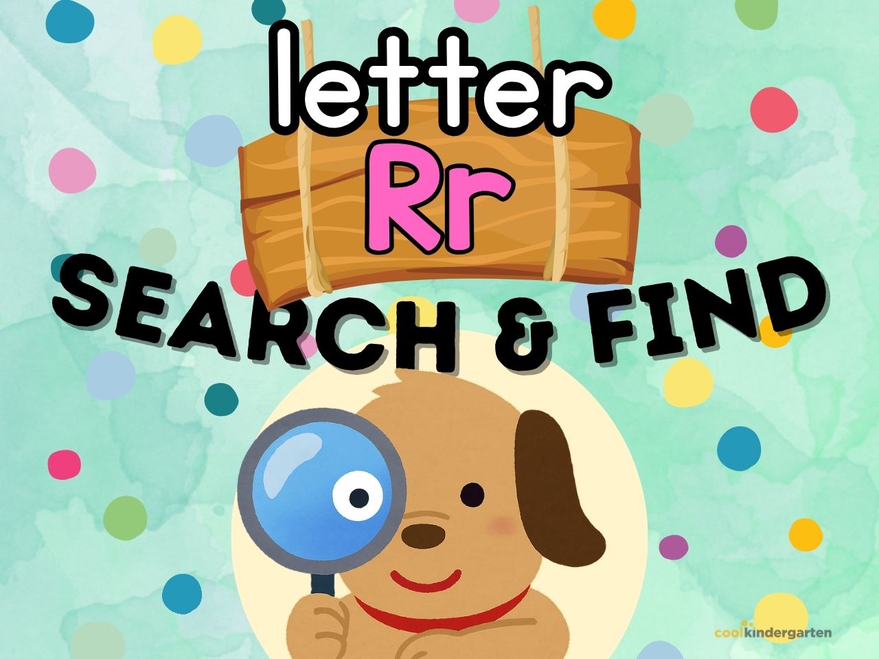 Search n’ Find Letter R - Cool Kindergarten
