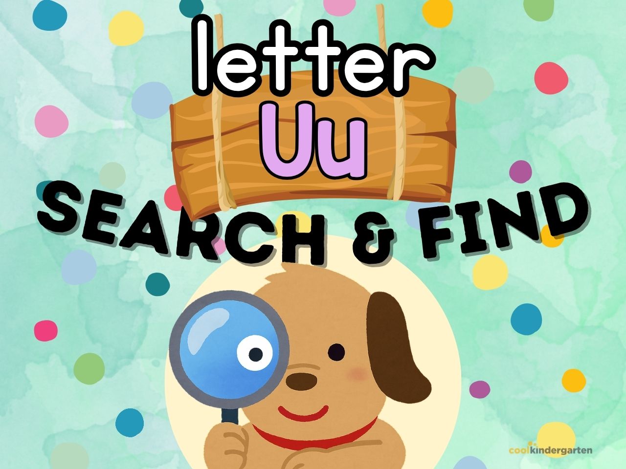 Search n’ Find Letter U - Cool Kindergarten